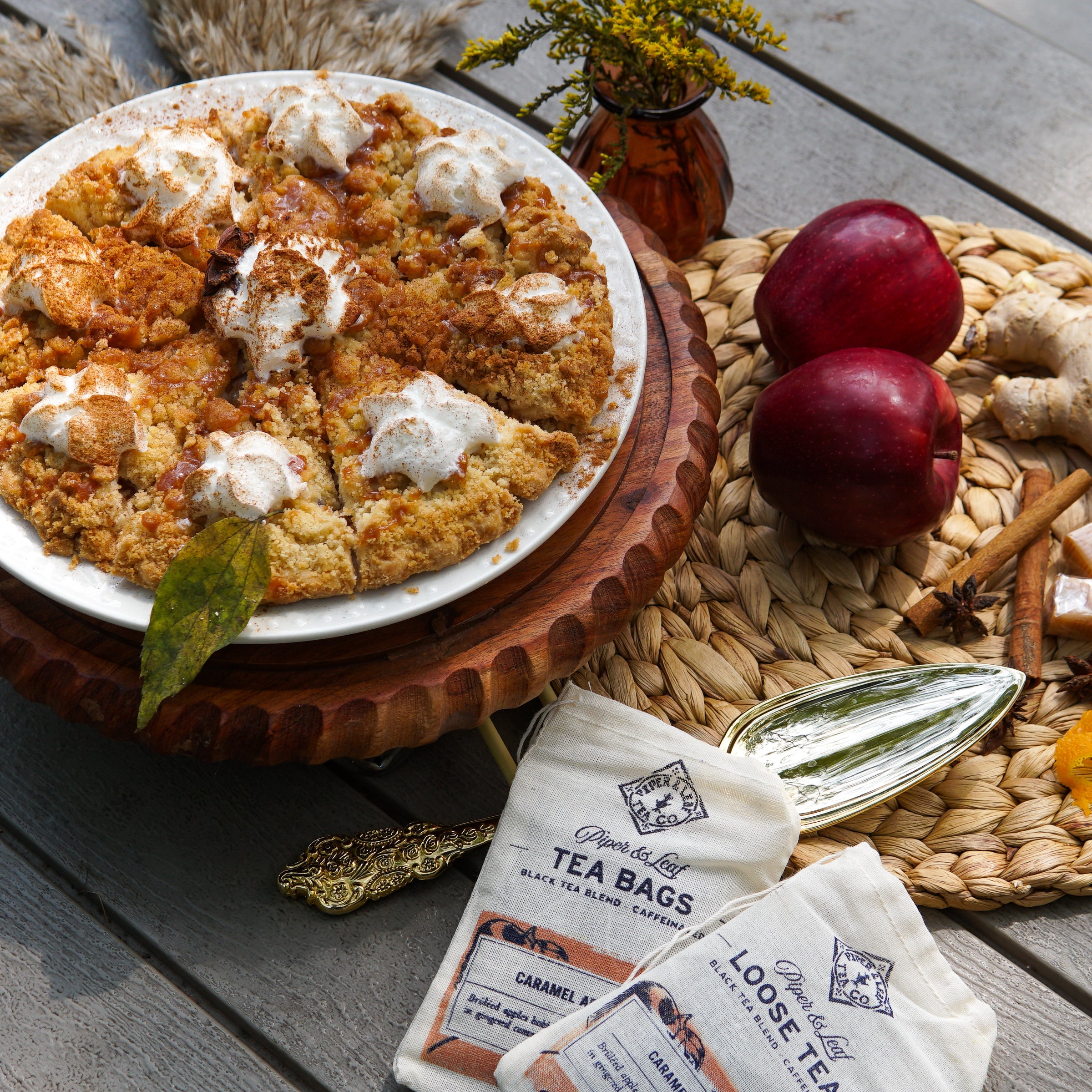 Caramel Apple Pie (Fall Seasonal) – Piper and Leaf Tea Co.